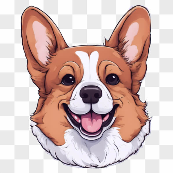 Download Happy Corgi Dog Illustration Cartoons Online - Creative Fabrica