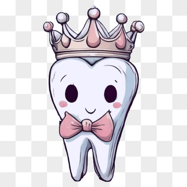 Download Animated Tooth Character with Crown Cartoons Online - Creative ...