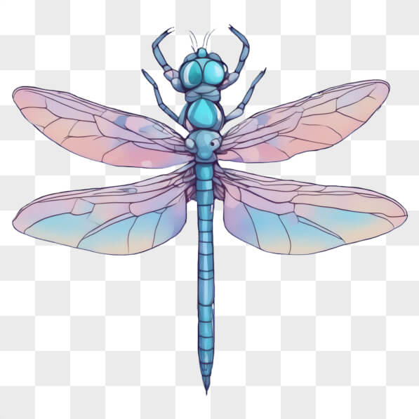 Download Artistic Illustration of a Dragonfly Cartoons Online ...