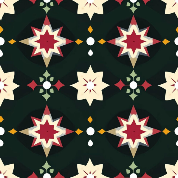 Download Geometric Star Pattern in Dark Colors Patterns Online ...