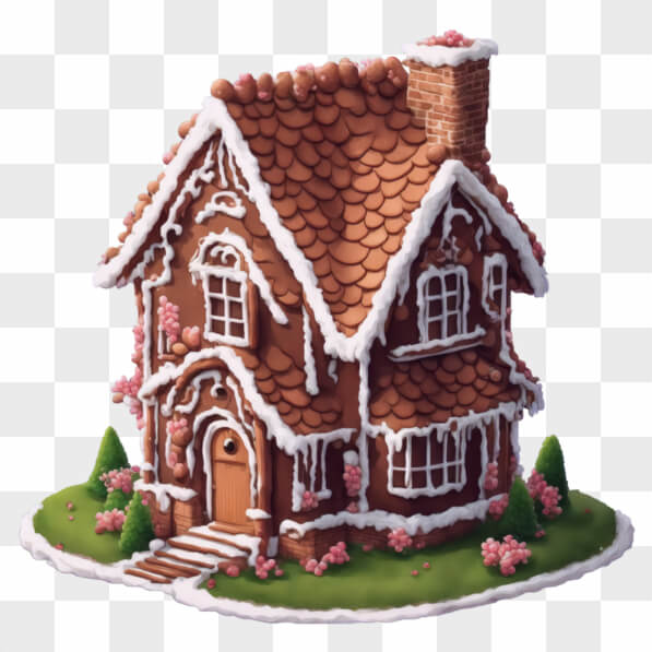 Descarga Encantadora Casa de Jengibre Cartoons En Línea - Creative Fabrica