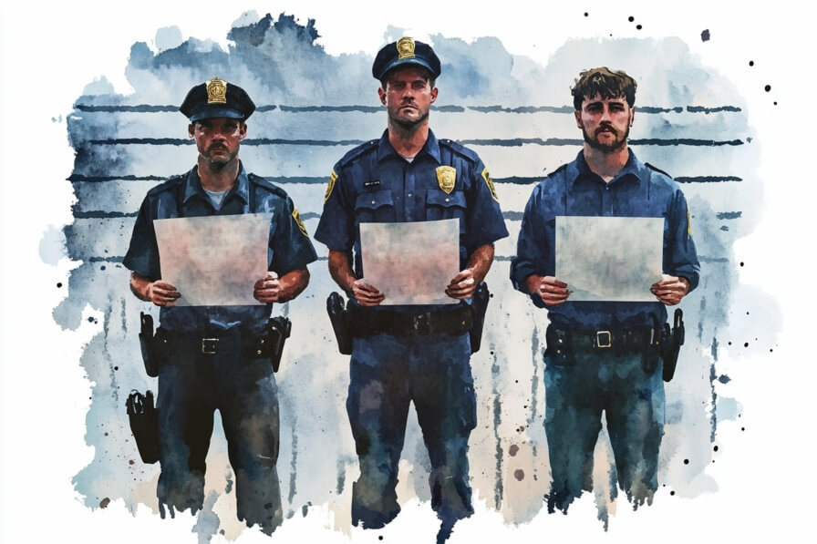 Download Police Officers in Lineup Backgrounds Online - Creative Fabrica