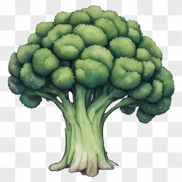 Download Stylized Broccoli Tree Cartoons Online - Creative Fabrica