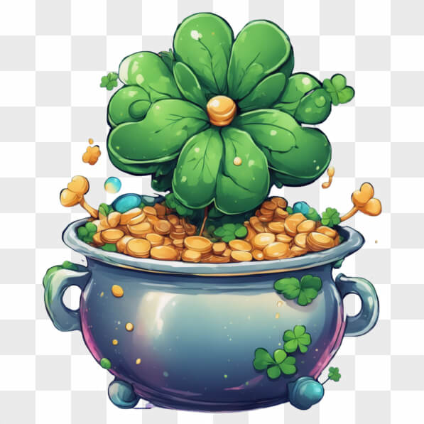 4 Leaf Clover Cartoon Images - Free Download on Creative Fabrica