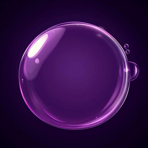 Download Translucent Bubble on Dark Purple Background Backgrounds ...