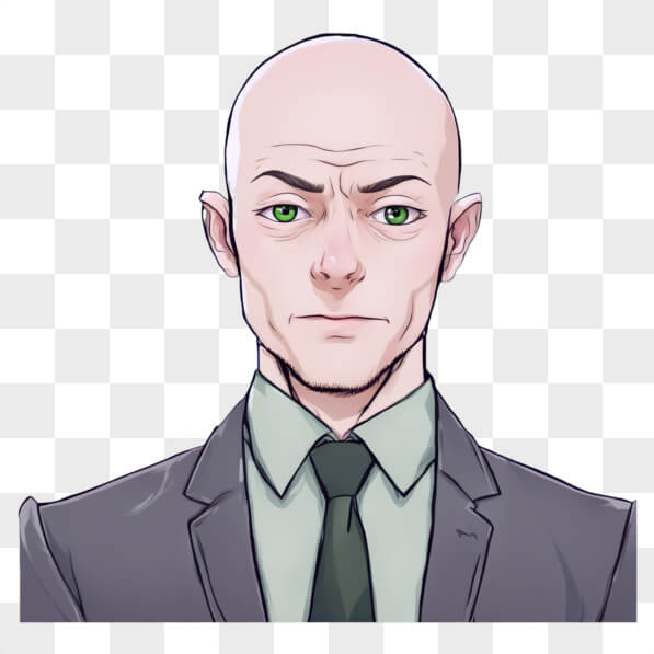 Download Serious Animated Character in a Suit Cartoons Online ...