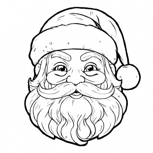 Descarga Ilustración de la cara de Santa Claus de dibujos animados ...