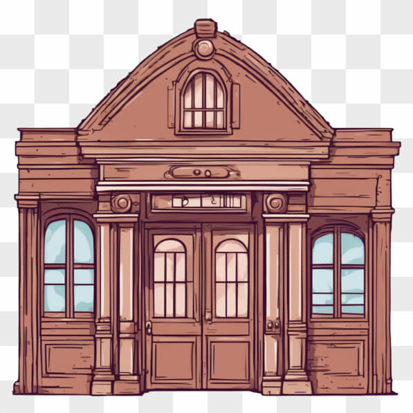 Download Vintage Architectural Building Cartoons Online - Creative Fabrica