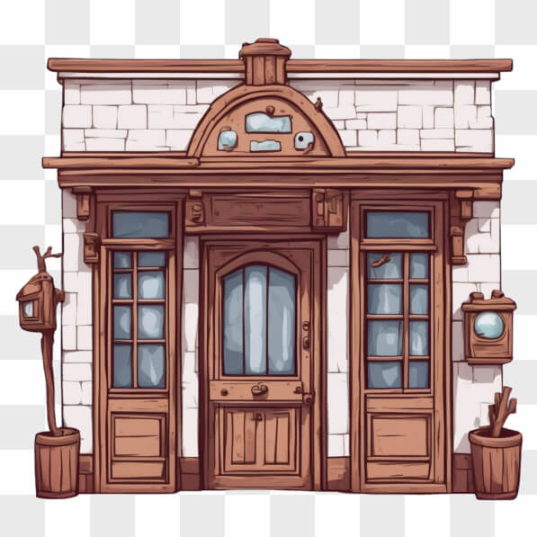 Download Charming Animated Storefront Cartoons Online - Creative Fabrica