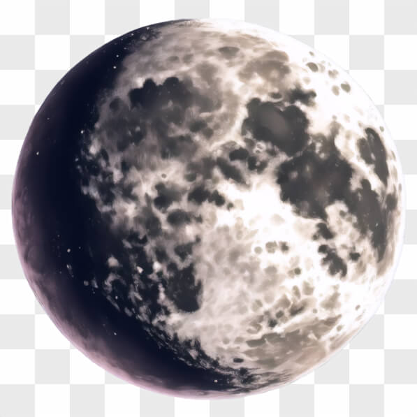Download Realistic Depiction of the Moon in Space Cartoons Online ...