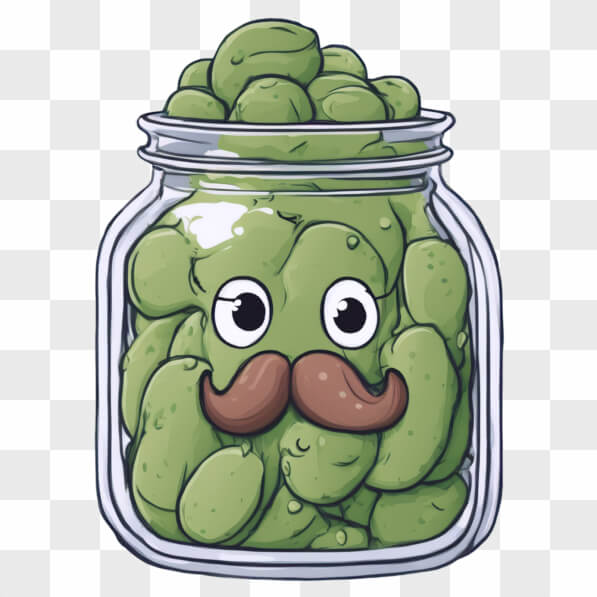 Download Cartoon Character in a Jar Cartoons Online - Creative Fabrica