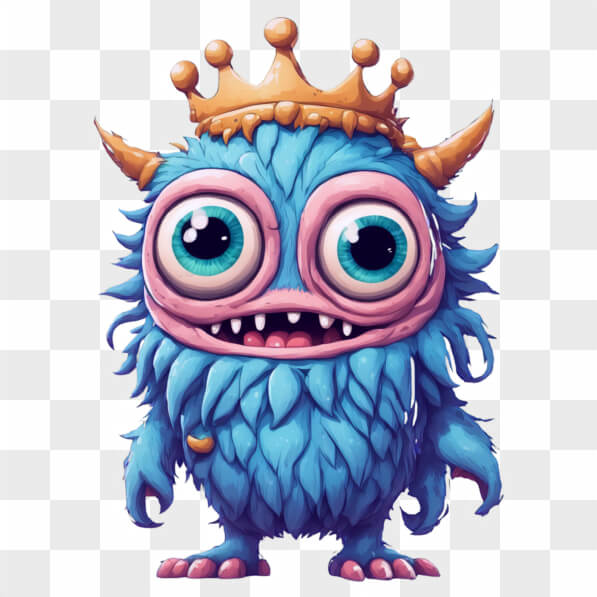 Baixe Personagem do Monstro Azul Caprichoso Cartoons - Creative Fabrica