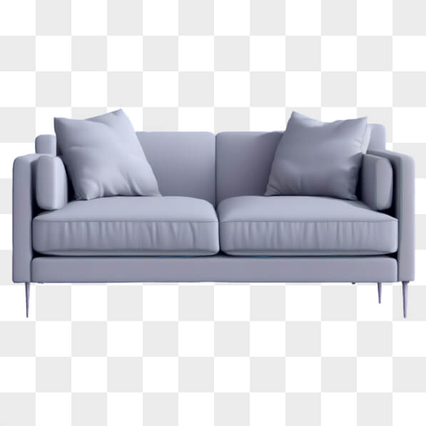 Descarga Sofá moderno de color gris claro Cartoons En Línea - Creative ...
