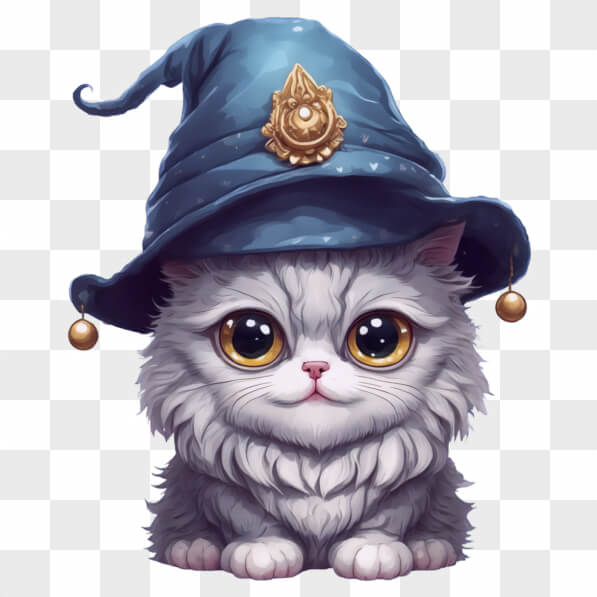 Descarga Gato esponjoso con sombrero de mago Cartoons En Línea ...