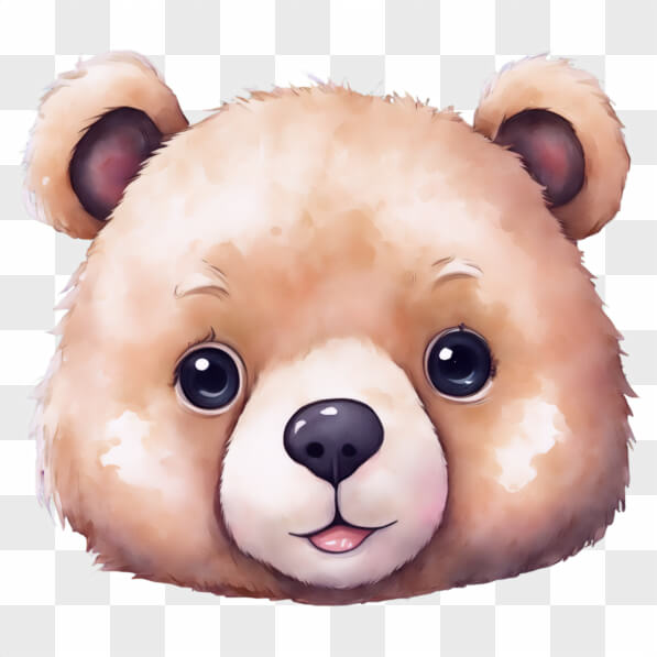 Download Cute Cartoon Bear Face Cartoons Online - Creative Fabrica
