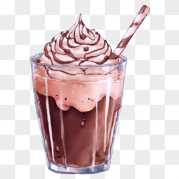 Download Animated Chocolate Milkshake Cartoons Online - Creative Fabrica