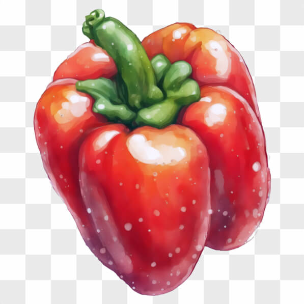 Descarga Pimiento Rojo Fresco sobre Fondo Negro Cartoons En Línea ...