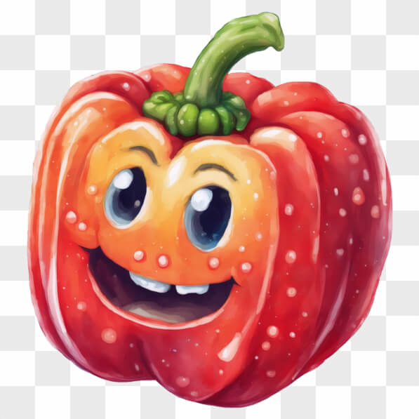 Descarga Pimiento rojo de caricatura alegre Cartoons En Línea ...