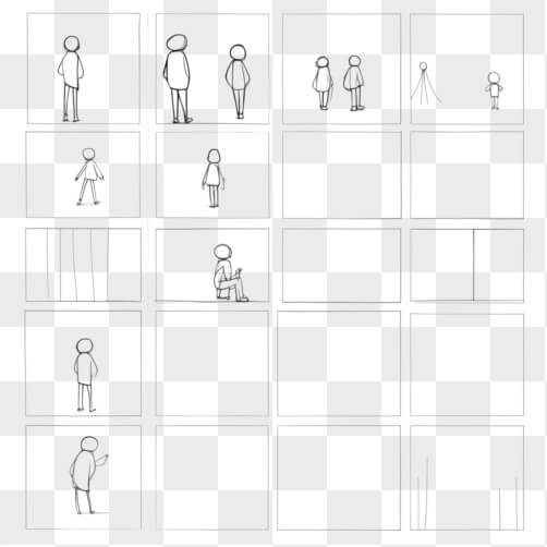 Download Stick Figure Animation Sequence Sketches Online - Creative Fabrica