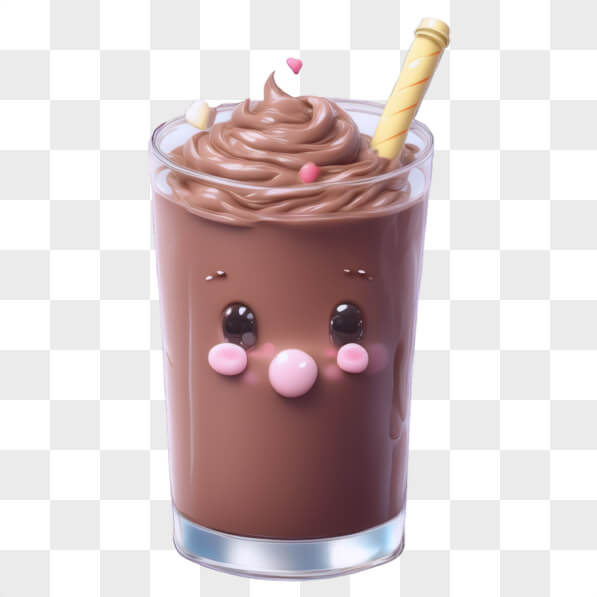 Download Cute Cartoon Chocolate Drink Cartoons Online - Creative Fabrica