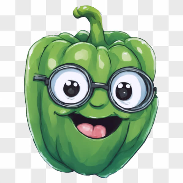 Descarga Personaje Alegre de Pimiento Verde Cartoons En Línea ...