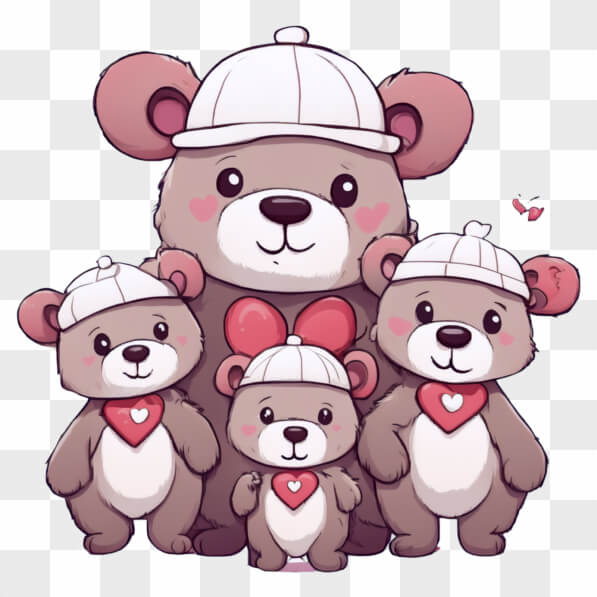 Descarga Familia de Osos de Dibujos Animados Adorables Cartoons En ...
