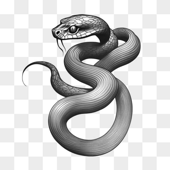 Download Stylized Illustration of a Snake Sketches Online - Creative ...