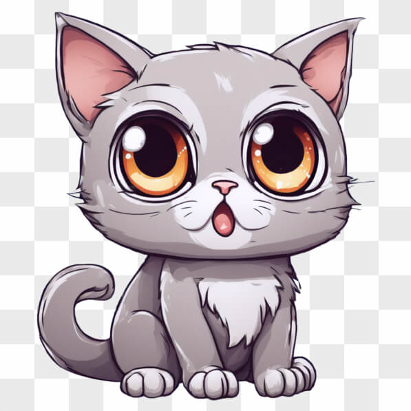 Descarga Gato Gris de Dibujos Animados Adorable Cartoons En Línea ...