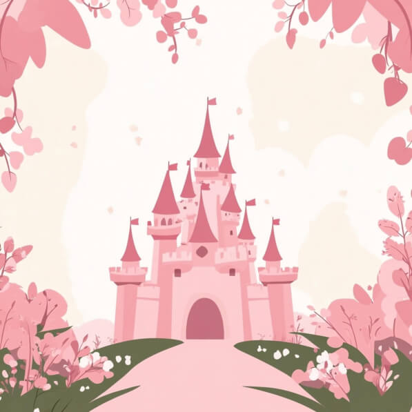 Descarga Castillo Rosa Caprichoso en un Paisaje de Ensueño Fondos En ...