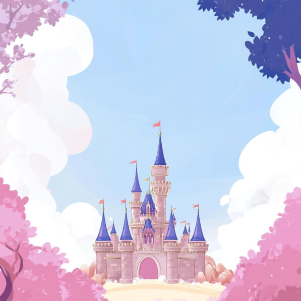 Download Whimsical Castle in a Fantasy Landscape Backgrounds Online ...