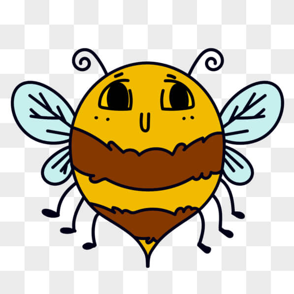Download Cartoon Bee PNGs Online - Creative Fabrica