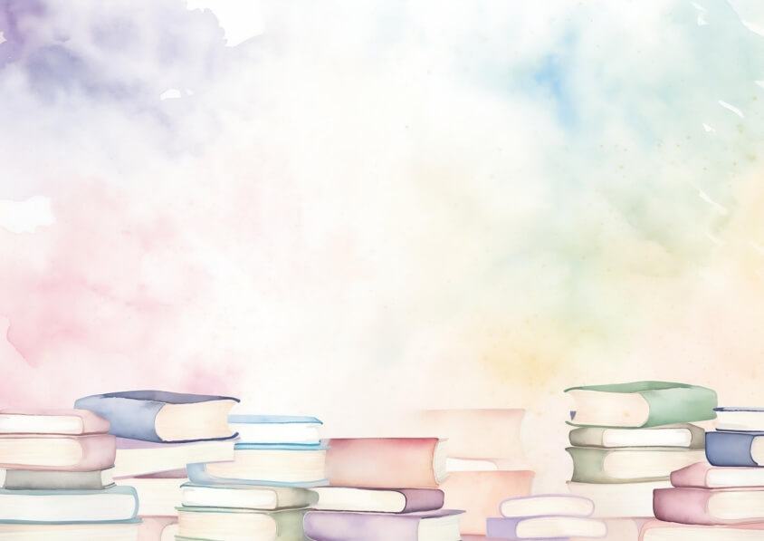 Download Watercolor Illustration of Stacked Books Backgrounds Online ...