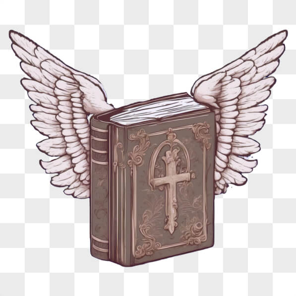 Descarga Libro ilustrado con alas de ángel Cartoons En Línea - Creative ...