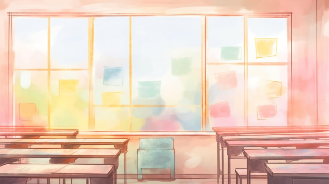 Descarga Aula Brillante con Ventana Colorida Fondos En Línea - Creative ...