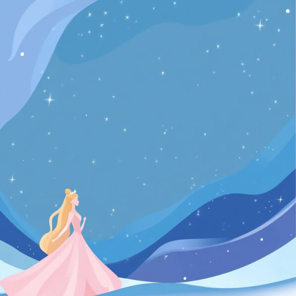 Download Whimsical Princess Under a Starry Sky Backgrounds Online ...