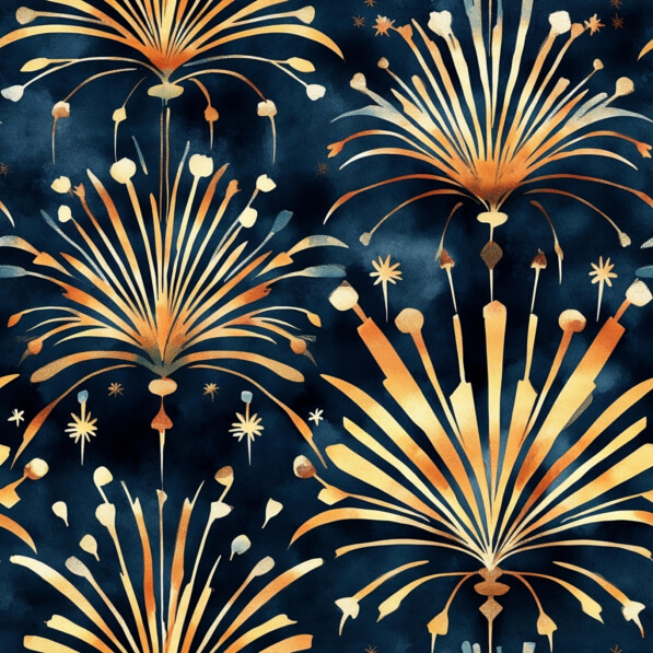 Download Stylized Fireworks Pattern Patterns Online - Creative Fabrica