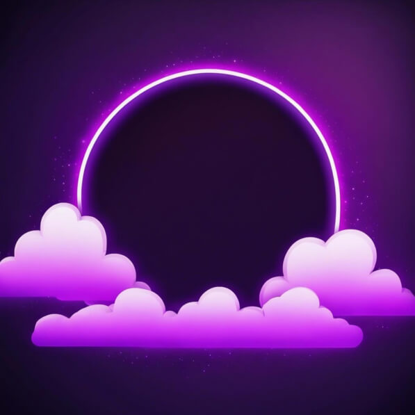 Download Celestial Eclipse with Purple Clouds Backgrounds Online ...