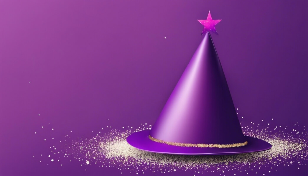 Descarga Sombrero de fiesta morado con purpurina Fondos En Línea ...