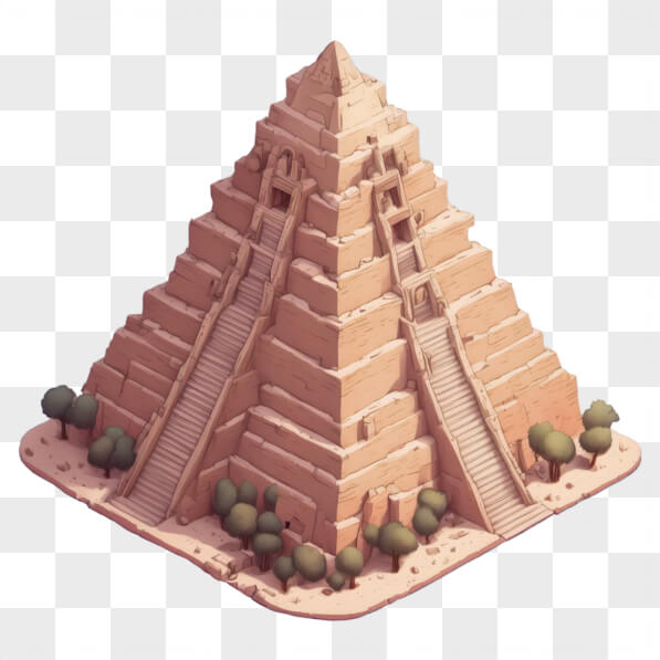 Download Stylized Pyramid Structure Cartoons Online - Creative Fabrica