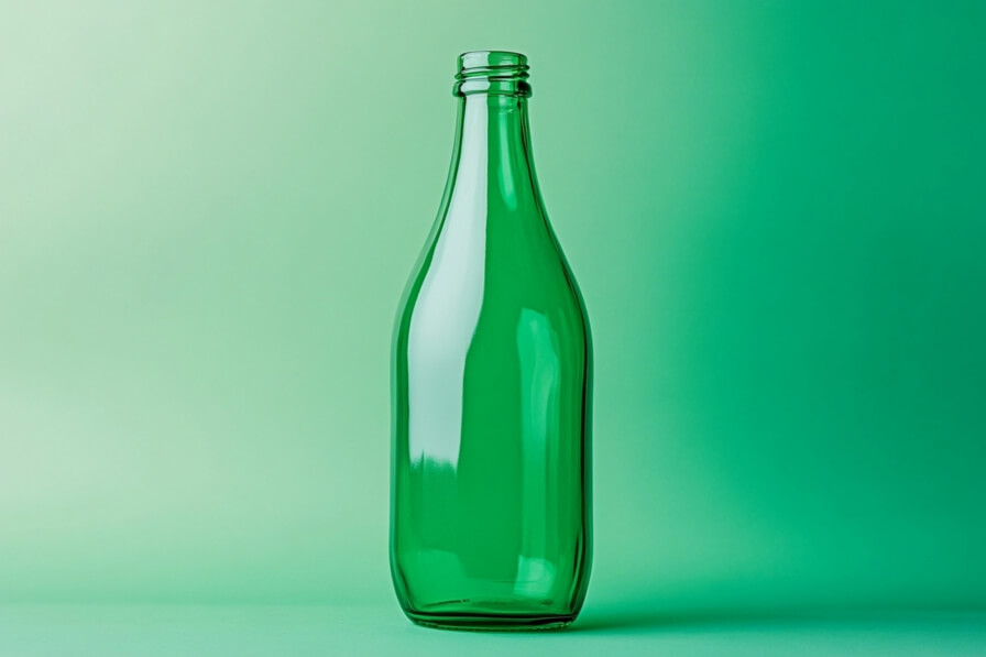 Download Minimalist Green Glass Bottle Mockups Online - Creative Fabrica
