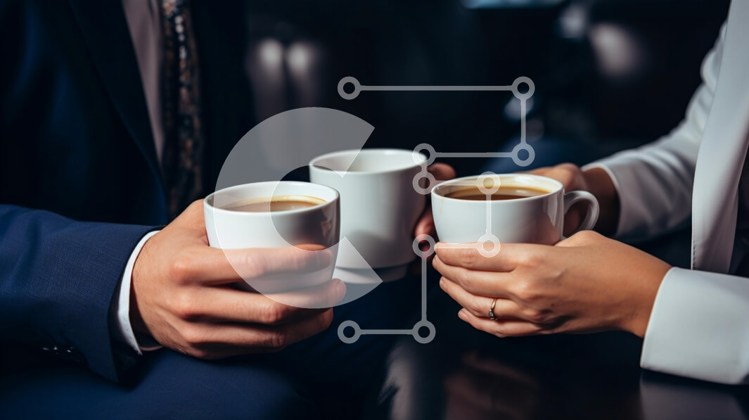 Download Business Meeting Over Coffee Stockphotos Online - Creative Fabrica