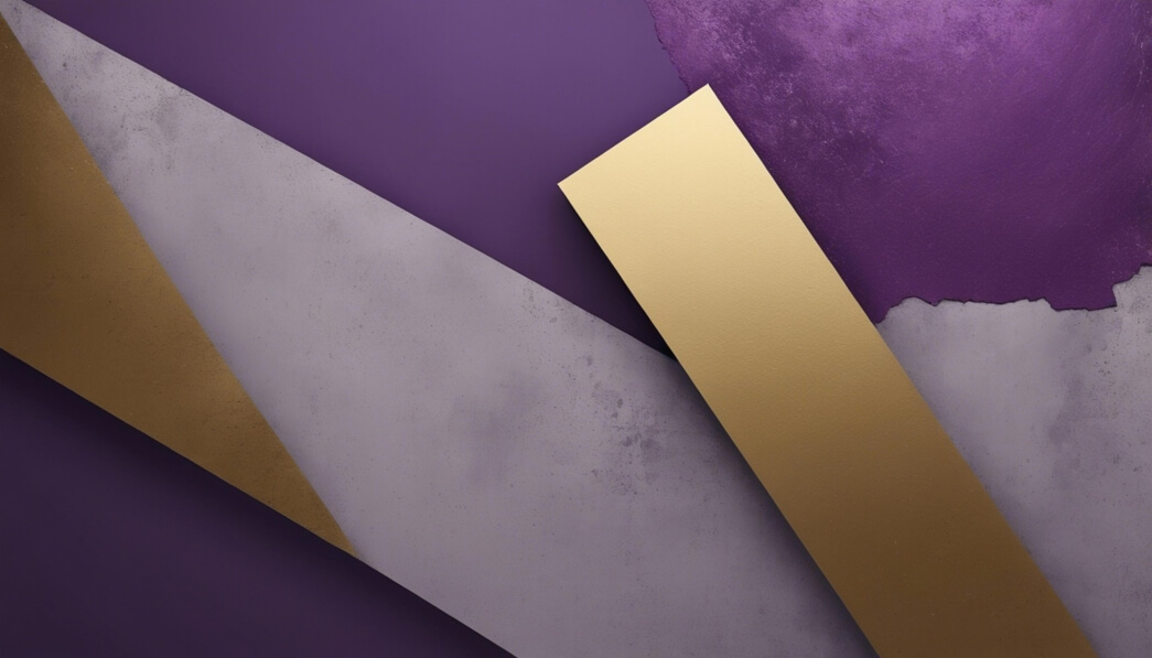 Download Abstract Geometric Design in Purple and Gold Backgrounds ...