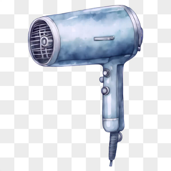 Download Vintage Blue Hair Dryer Illustration Cartoons Online ...