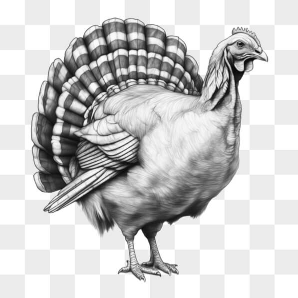 Download Detailed Illustration of a Turkey Sketches Online - Creative ...