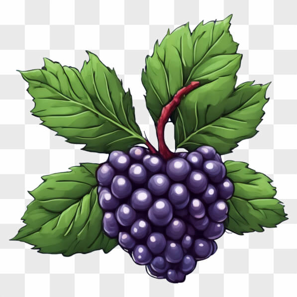 Descarga Ilustración estilizada de uvas Cartoons En Línea - Creative ...