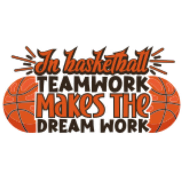 Download Teamwork in Basketball Quotes Online - Creative Fabrica