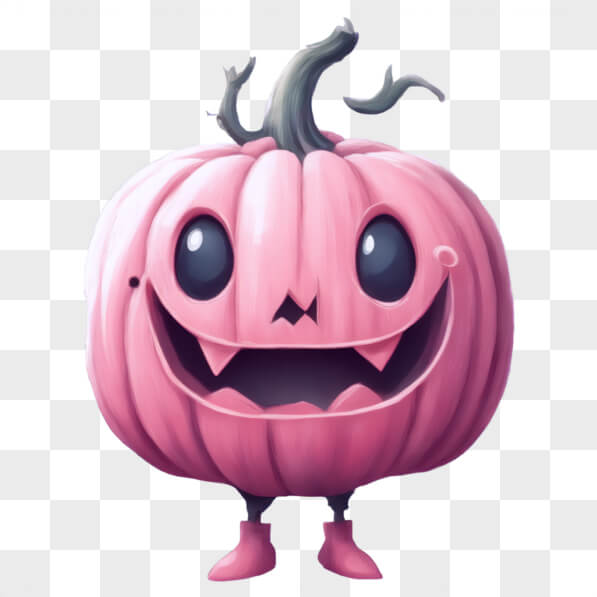 Descarga Personaje de calabaza rosa alegre Cartoons En Línea - Creative ...
