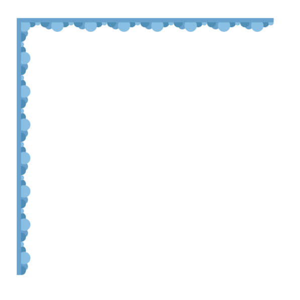 Download Minimalist Blue Border Design Borders & Corners Online ...
