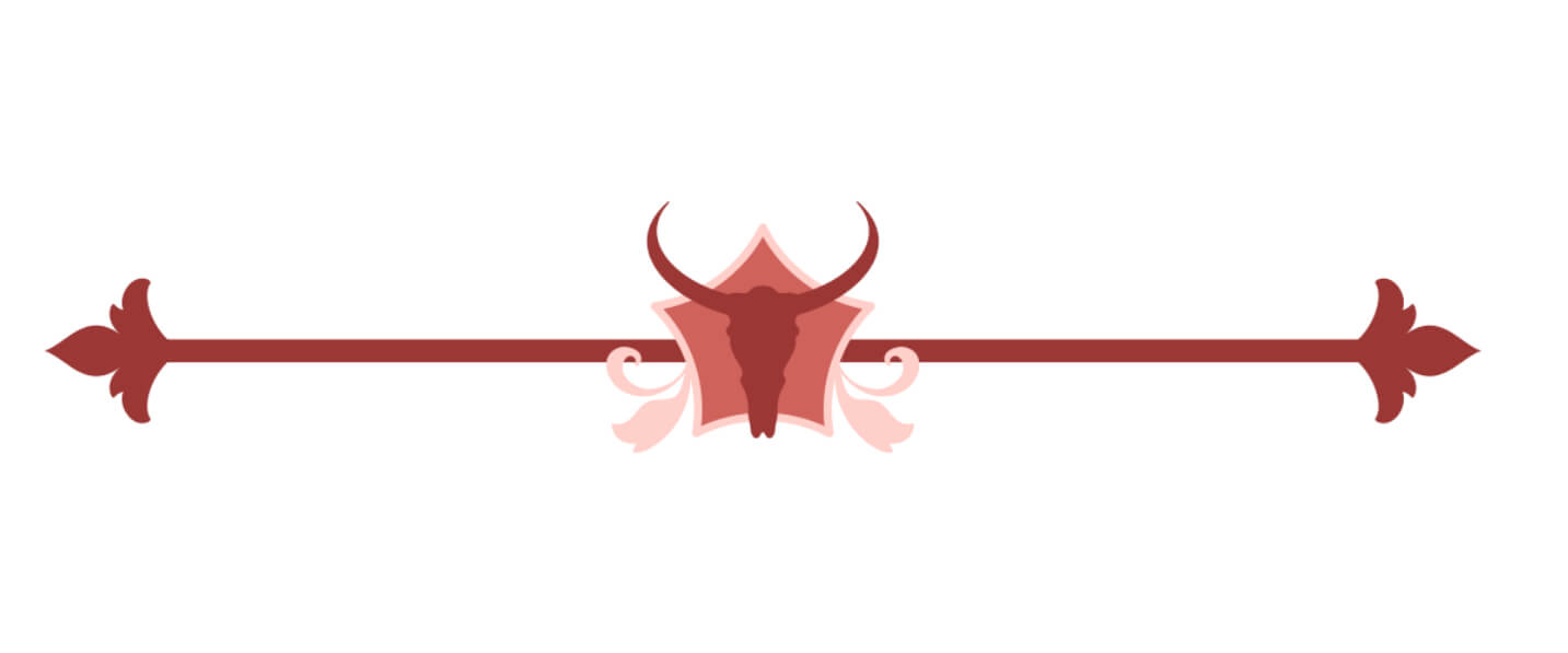 Download Decorative Line Design with Bull’s Head Borders & Corners ...