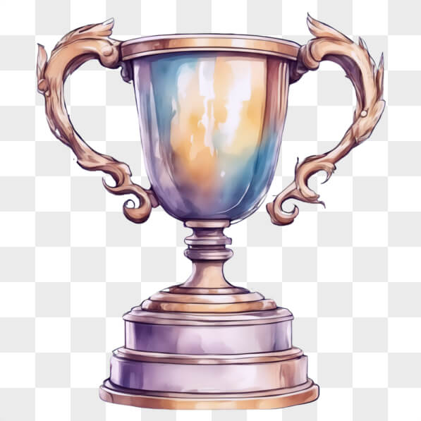 Download Artistic Trophy with Dragon Handles Cartoons Online - Creative ...